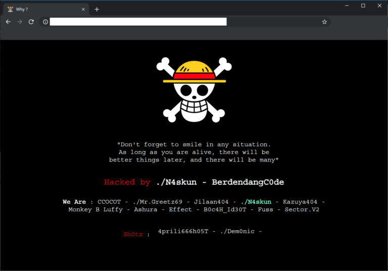 Website defacement là gì ? - Tri Viet JSC